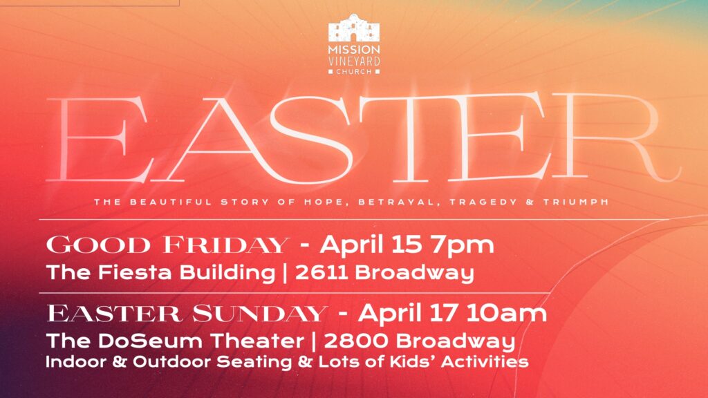 Mission Vineyard Church – Our mission is to welcome Jesus into all of life.